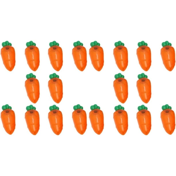 20 pcs Carrot Shape Candy Boxes Plastic Gift Boxes Chocolate Candy ...
