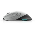 Alienware Wired/Wireless Gaming Mouse 610M-Light, Lunar Light C28 ...