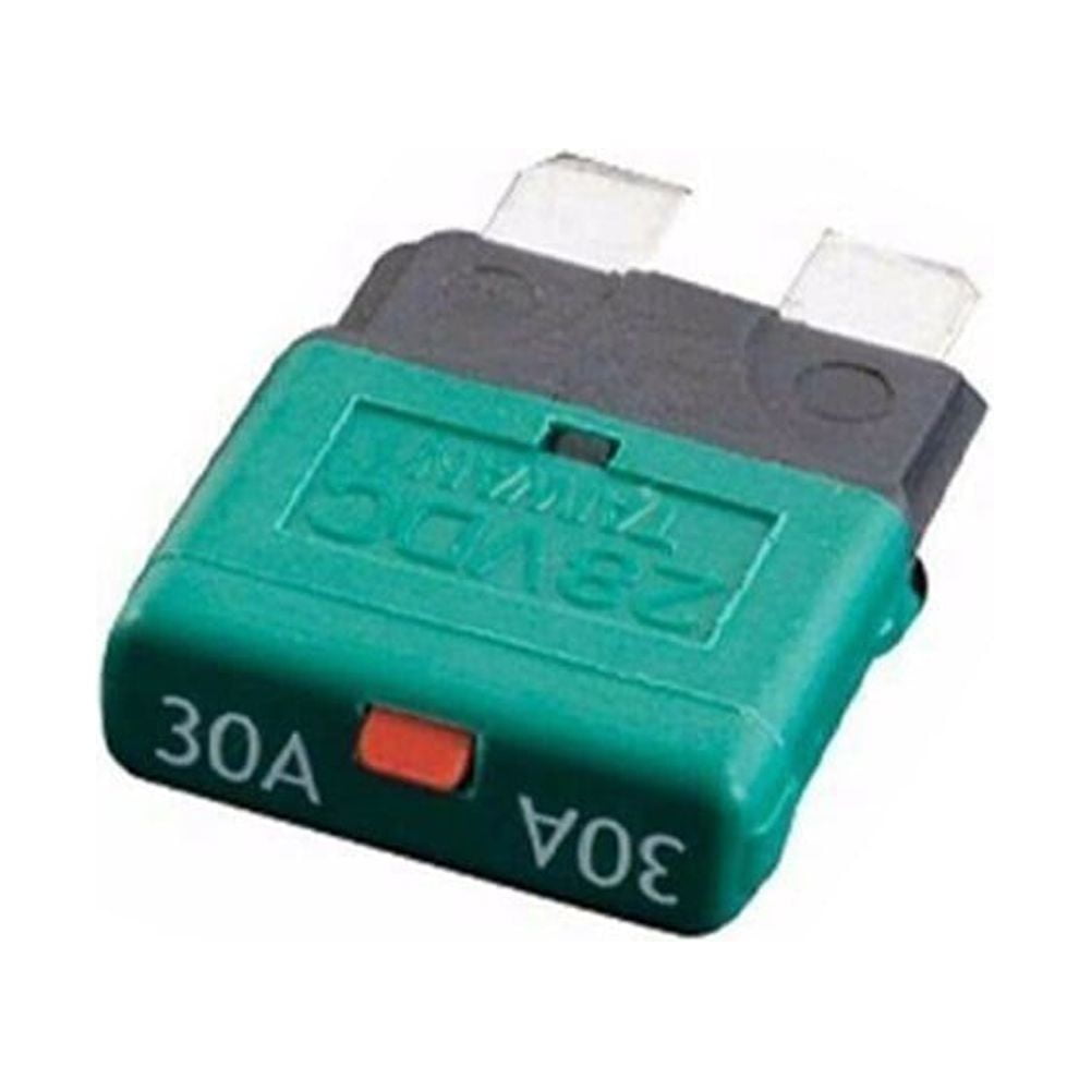 1Pc Circuit Breaker Blade Fuse 12V 24V Resettable 5-30A Marine ...