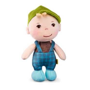 HABA Graham 12" Soft Boy Doll with Brown Hair, Brown Eyes Removable ...