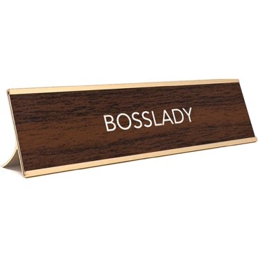 Boss Babe Desk Plate / Boss Babe Desk Sign Nameplate - Walmart.com