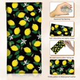 2Pcs Glasses Case Slim Leather Sunglasses Case Bags Lemon Plants ...