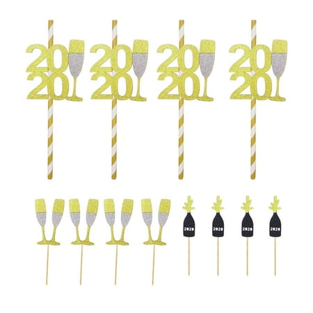 2020 Cake Topper,2020 Straws,Cupcake Toppers Picks Sticks | Walmart Canada