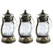 Sziqiqi Mini Lanterns Decorative with Flameless LED Candles Vintage ...