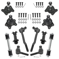 TRQ Steering Suspension Kit Idle Pitman Arm Tie Rods Ball Joints Sway ...