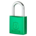 Brinks 38mm Green Anodized Aluminum Solid Body Padlock with 1in Shackle - Walmart.com
