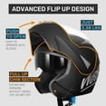 Westt Motorcycle Helmets Modular ATV Helmet with Dual Visor for Men ...