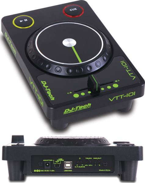 Dj Tech VTT101 Scratch Style Usb Midi Controller W/ Deckadance Le ...
