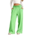 Afuyipoi Girls Fashion Sweatpants Size 5-14 Solid Color Elastic Waist ...