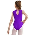 TTAO Gymnastic Leotard for Girls Kids Metallic Rhinestone Ballet Dance ...