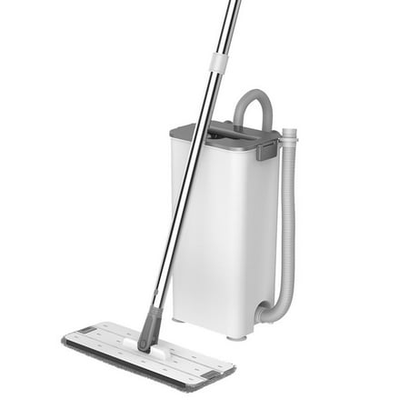 Balai à Plat Mains Libres avec 3 Tampons pour Usage Humide et Sec ...