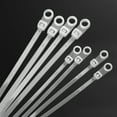 100Pcs Locking Cable Ties Strong Wire Tie Wraps Adjustable locking Cord ...