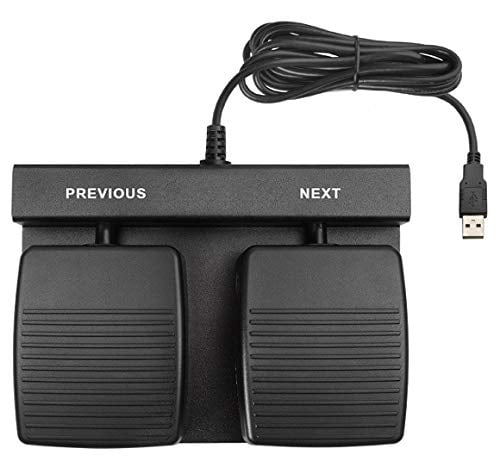 ECS PPD FP USB Double Button PowerPoint Foot Pedal - Walmart.com