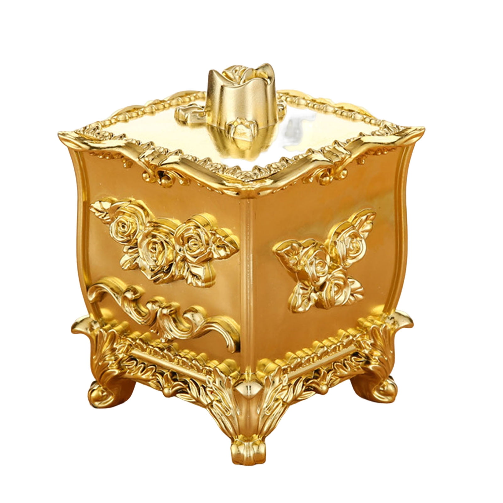 Warkul European Style Toothpicks Box, Cotton Swab Organizer Box , Retro ...
