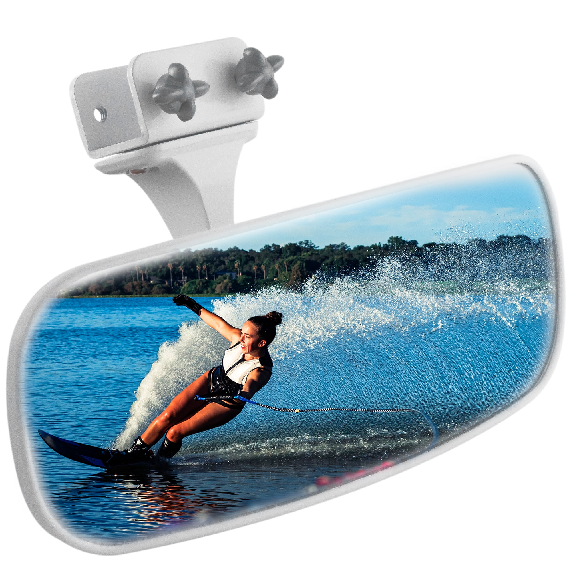 Five Oceans Boat Mirror, Boat Rear View Mirror, Ski Boat Mirror, Clamp ...