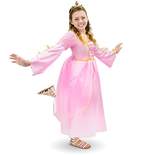Boo! Inc. Pink Princess Kids Girl Halloween Dress Up Party Roleplay ...