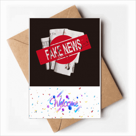 False Deception False Information Welcome Back Greeting Cards Envelopes ...