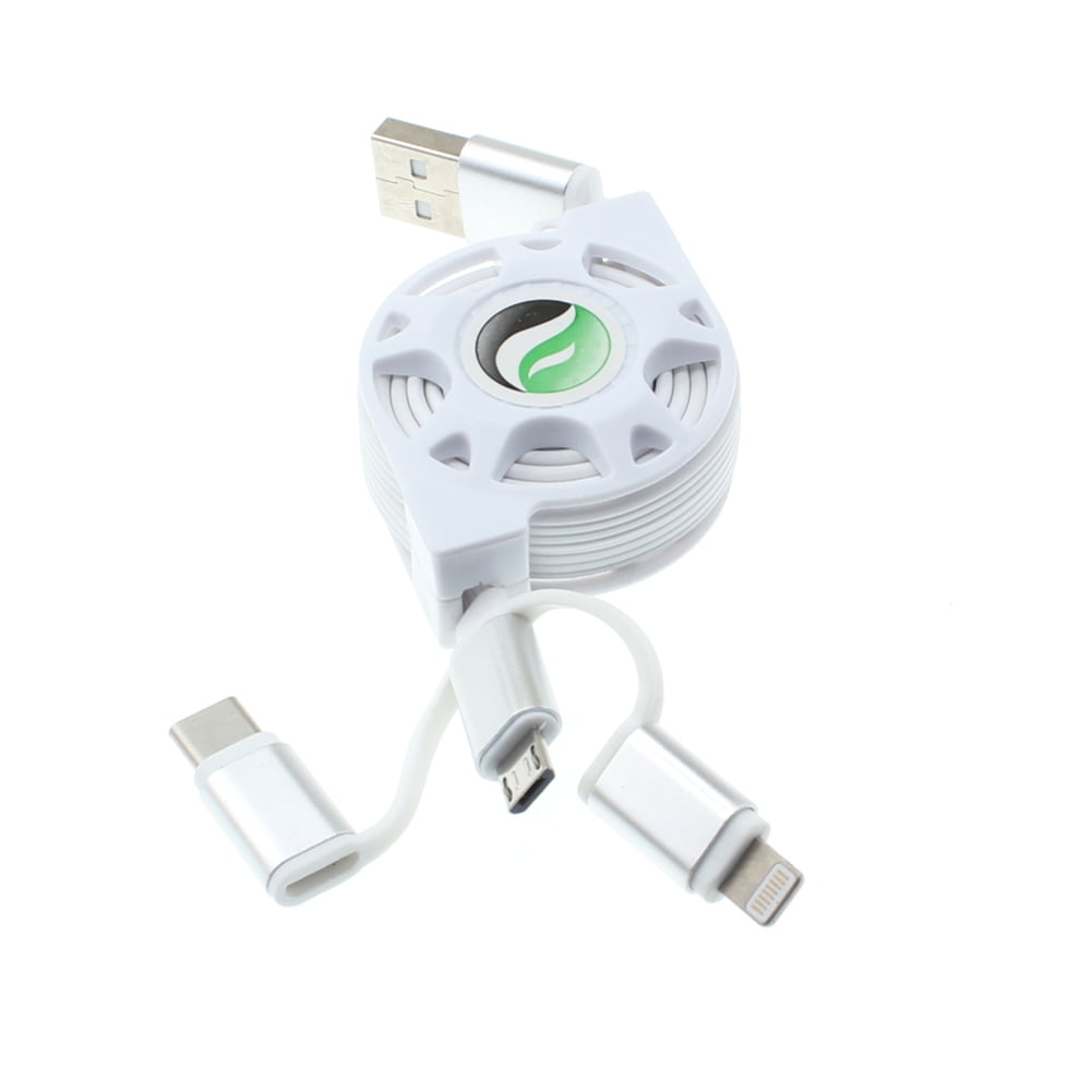 Retractable USB Cable Charger Power Cord 3-in-1 G2Y for Razer Phone 2 ...