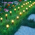 30-LED Solar Bubble Ball Lights – IPX4 Waterproof Outdoor Lawn, Garden ...