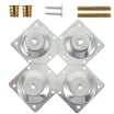 POWERTEC 4 Set Kerf Mount Corner Bracket with Mounting Hardware, Corner ...