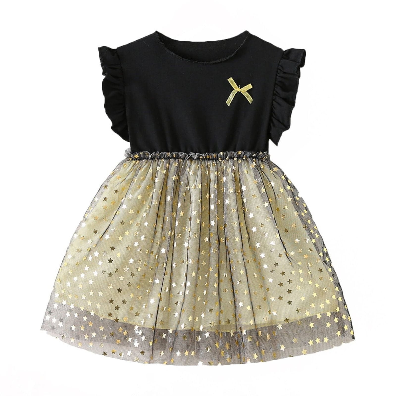 Click here for Wenxiaoo Toddler Girl Dresses Ruffle Sleeveless Tu... prices