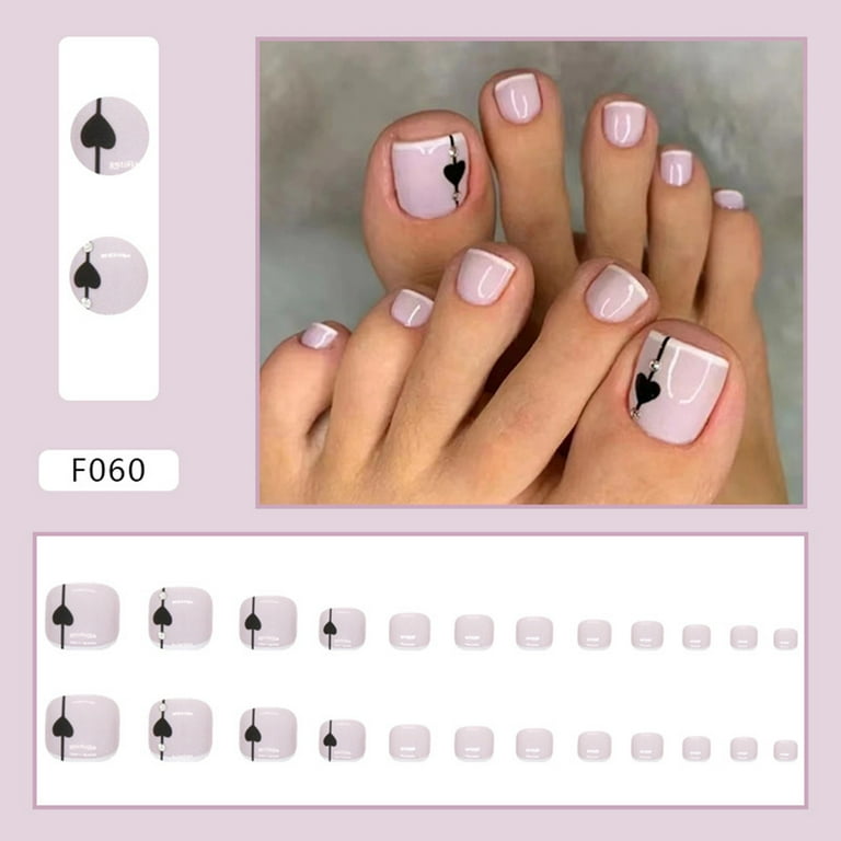 Diamond Toe Nails Art