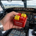 Aircraft Warning Sound Simulator Keychain with 4 Alarm Sounds, Pilot ...