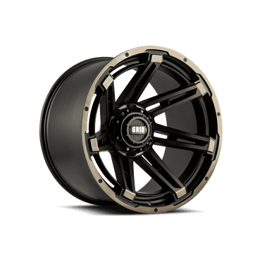 Grid Off-Road GD15 Custom Wheel for 20x9 inch Matte Black W/ Double ...