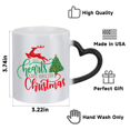 11oz Christmas Coffee Mug Magic Heat Changing Mug Color Changing Mug ...