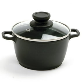 Calypso Basics, 8 Qt. Stock Pot w/ Glass Lid, Red - Walmart.com