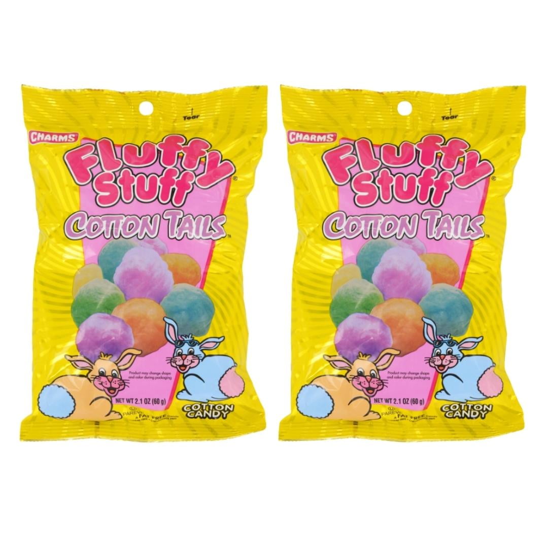 CGT Easter Charms Fluffy Stuff Cotton Tails Cotton Candy Snack Treat ...