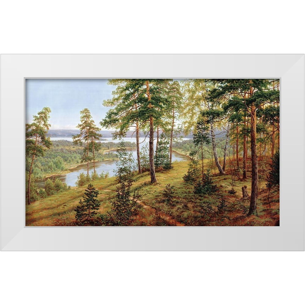 Davutov, Ilfat 18x12 White Modern Wood Framed Museum Art Print Titled ...