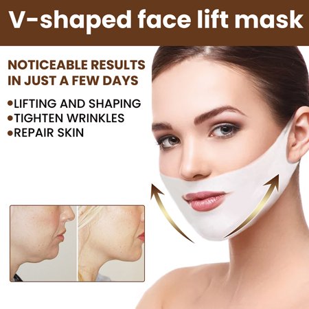 Coiry Women Cheek Lifting Mask Anti-Aging Hanging Ear Type Chin Mask ...