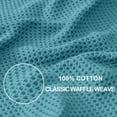 Cotton Waffle Weave Kitchen Towels Lake Blue 12 x 12 - 12 Pack ...
