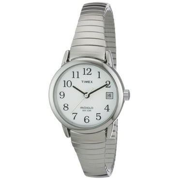 Timex Women's Easy Reader 25mm Watch – Two-Tone Case White Dial with ...