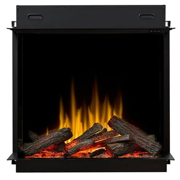 Dimplex 36" Revillusion Portrait Electric Firebox Weathered Concrete w ...