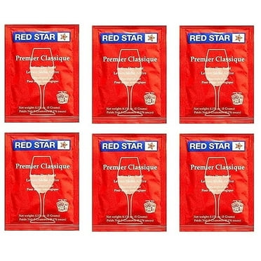 Red Star Premier Classique Wine Yeast for Brewing, 13% Alcohol ...