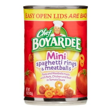 Chef Boyardee Mini Micro Beef Ravioli & Meatballs, Meat Pasta Food, 7.5 ...
