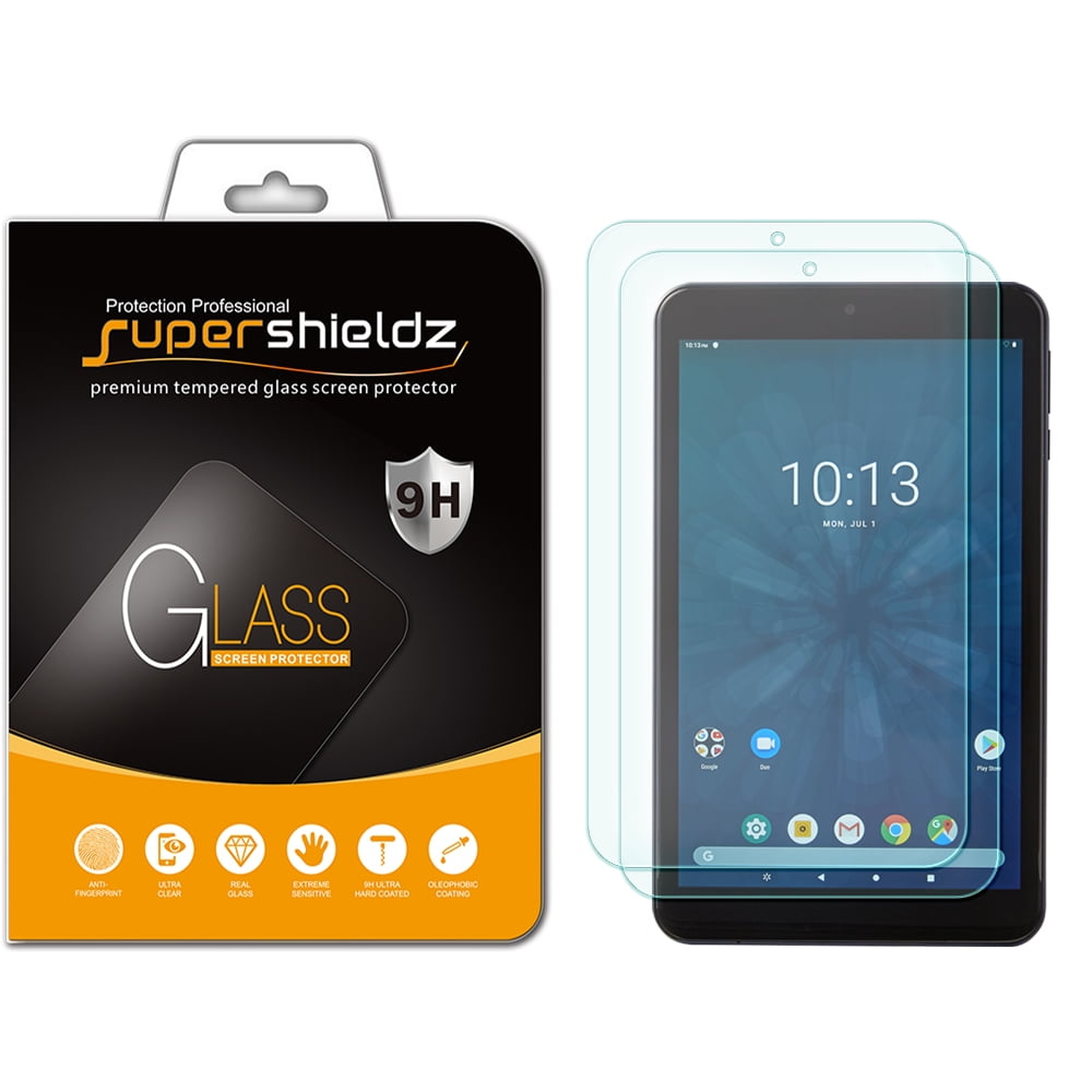 [2-Pack] Supershieldz for Onn Tablet Pro 8 inch Tempered Glass Screen ...