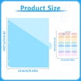 sixwipe 8 Tabs Binder Dividers with Two Pockets, Thickened File ...