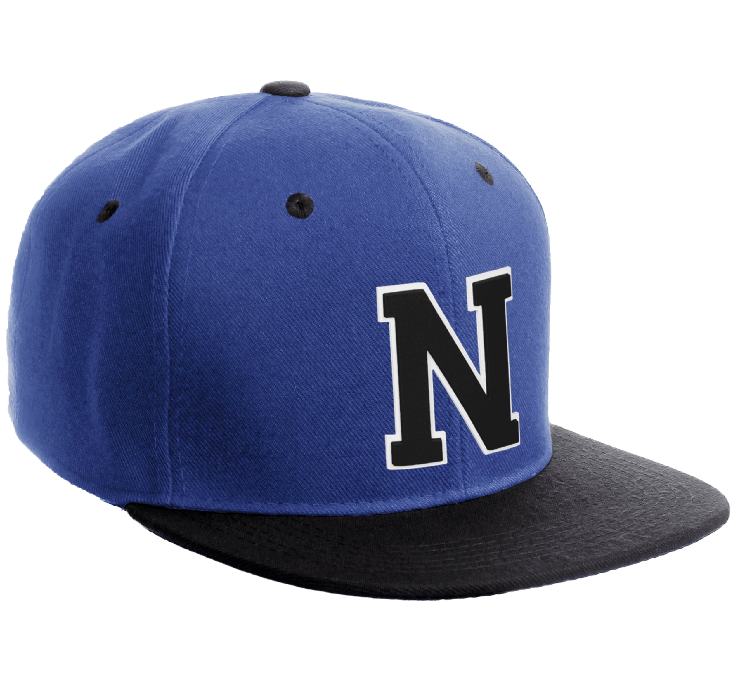 Daxton Classic Snapback Hat Custom A to Z Initial Varsity Letters ...