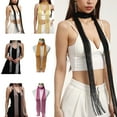 Delicate Sheer Scarf for Female Masquerades Lightweight Collar Wedding ...