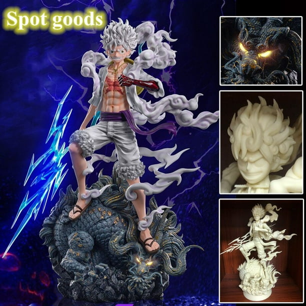 One Piece Gk Showmaker Luffy Gear 5 Nika Sun God Figures Pvc Anime ...