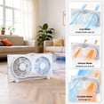 Shinic Twin Window Fan 9 Inch Reversible Airflow Remote Control 3 ...