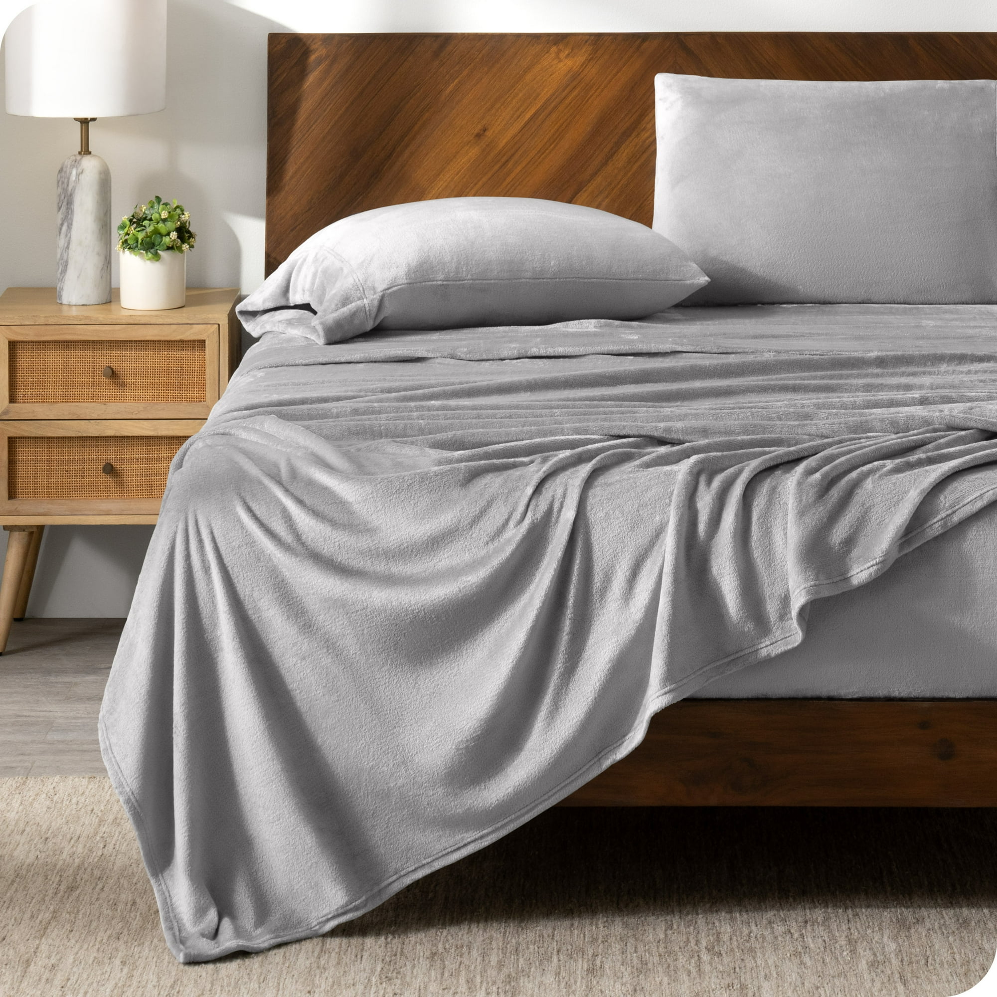 Click here for Bare Home Microplush Fleece Sheet Set - Ultra Soft... prices
