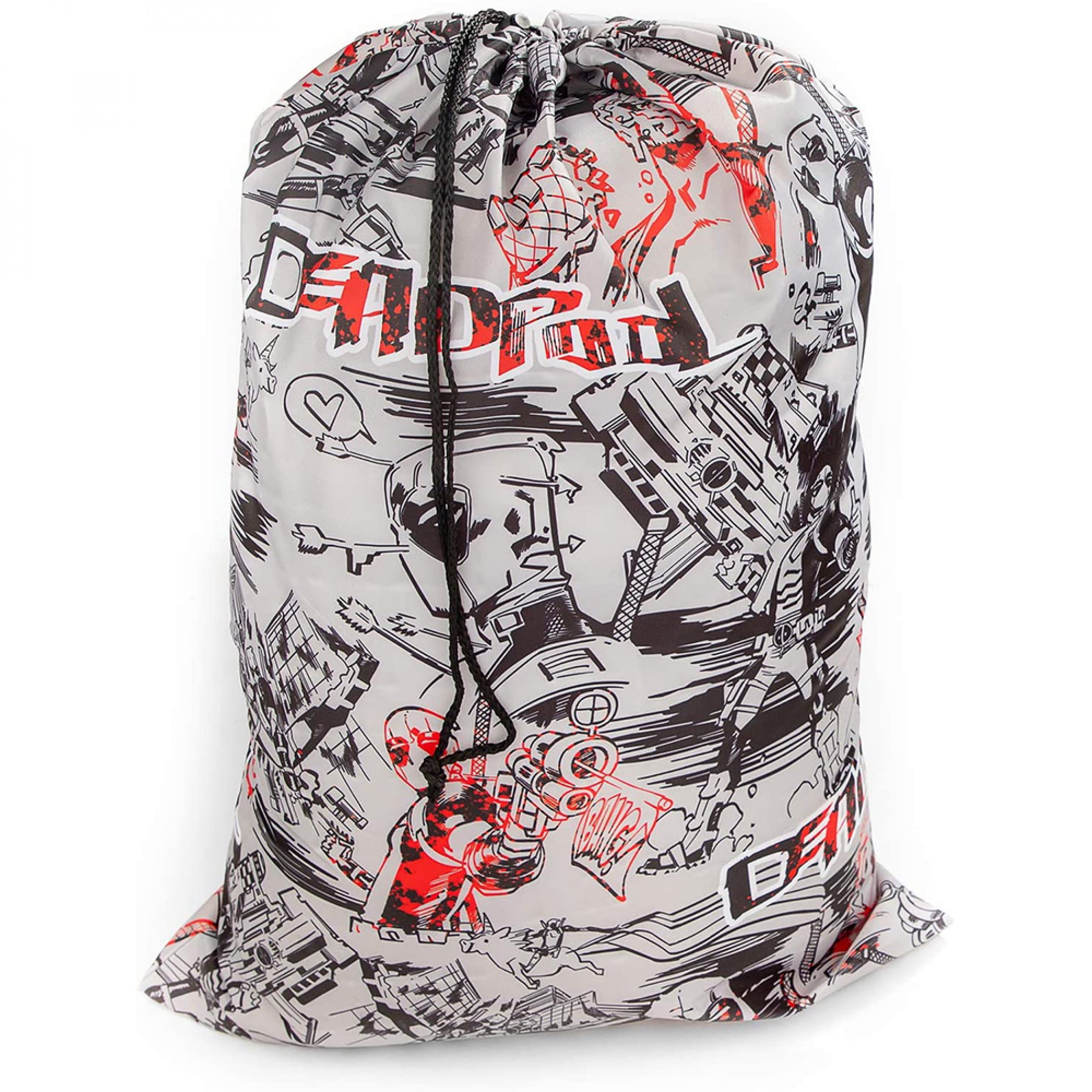 Avengers 833307 Marvel Comics Deadpool in Action Drawstring Laundry Bag ...