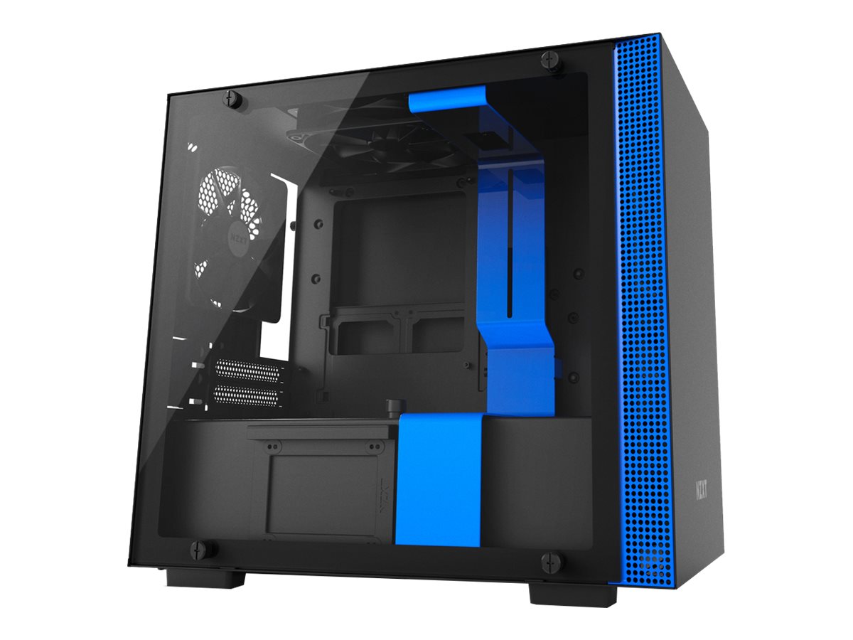 NZXT H series H200 - Tower - mini ITX - no power supply - blue, matte ...