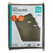 Universal Standard Green Hanging File Folders, 1/5 Tab, 11 Point Stock ...