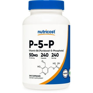P5P Vitamin B6 | 50mg 200 Tablets | Coenzymated Pyridoxal 5-Phosphate Supplement | Vegetarian ...