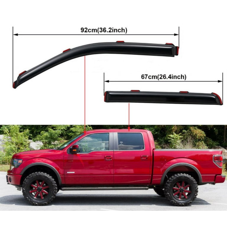 Mercedes-Benz Car & Truck Sun Visors, Wind & Bug Deflectors In-Channel ...